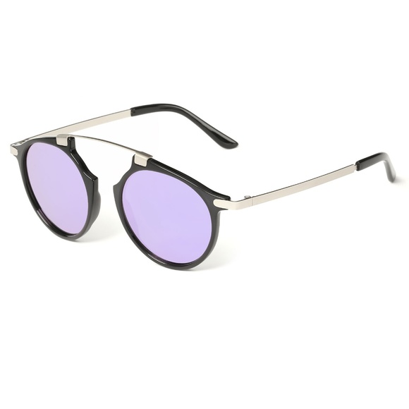 eyepster | Accessories | Omni Purple Polarize Futuristic Mirrored ...